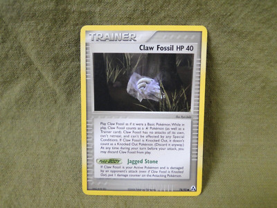 Pokemon Trading Card - EX Legend Maker: Claw Fossil HP 40 78/92 | eBay