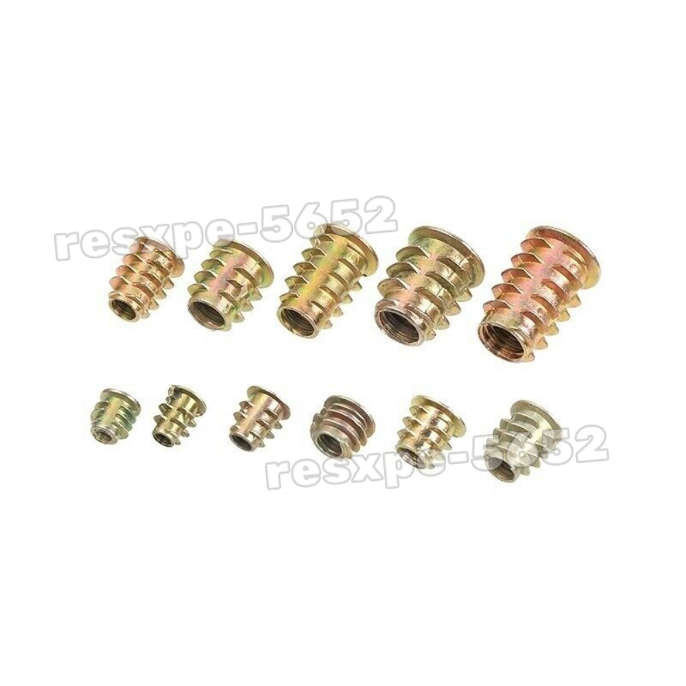 230pcs M4/M5/M6M8/M10 THREADED HEX DRIVE INSERT FIXING WOOD SCREW ...