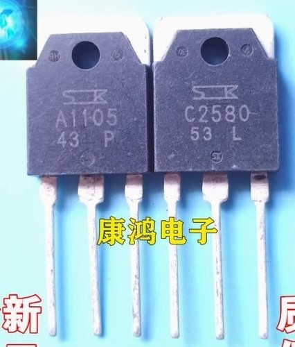 1pair Transistor 2SC2580/2SA1105 TO-3P C2580/A1105 TO3P #A6-3 | eBay.de
