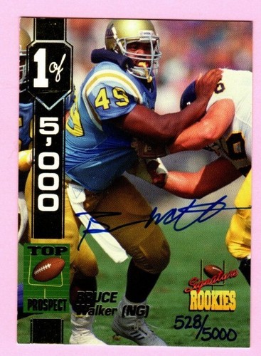 1994 Signature Rookies Bruce Walker C4 Auto /5000 UCLA (FB2) | eBay