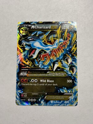 M Charizard EX (X) SECRET RARE 69/106 Flashfire Holo M/NM SUPER RARE ...