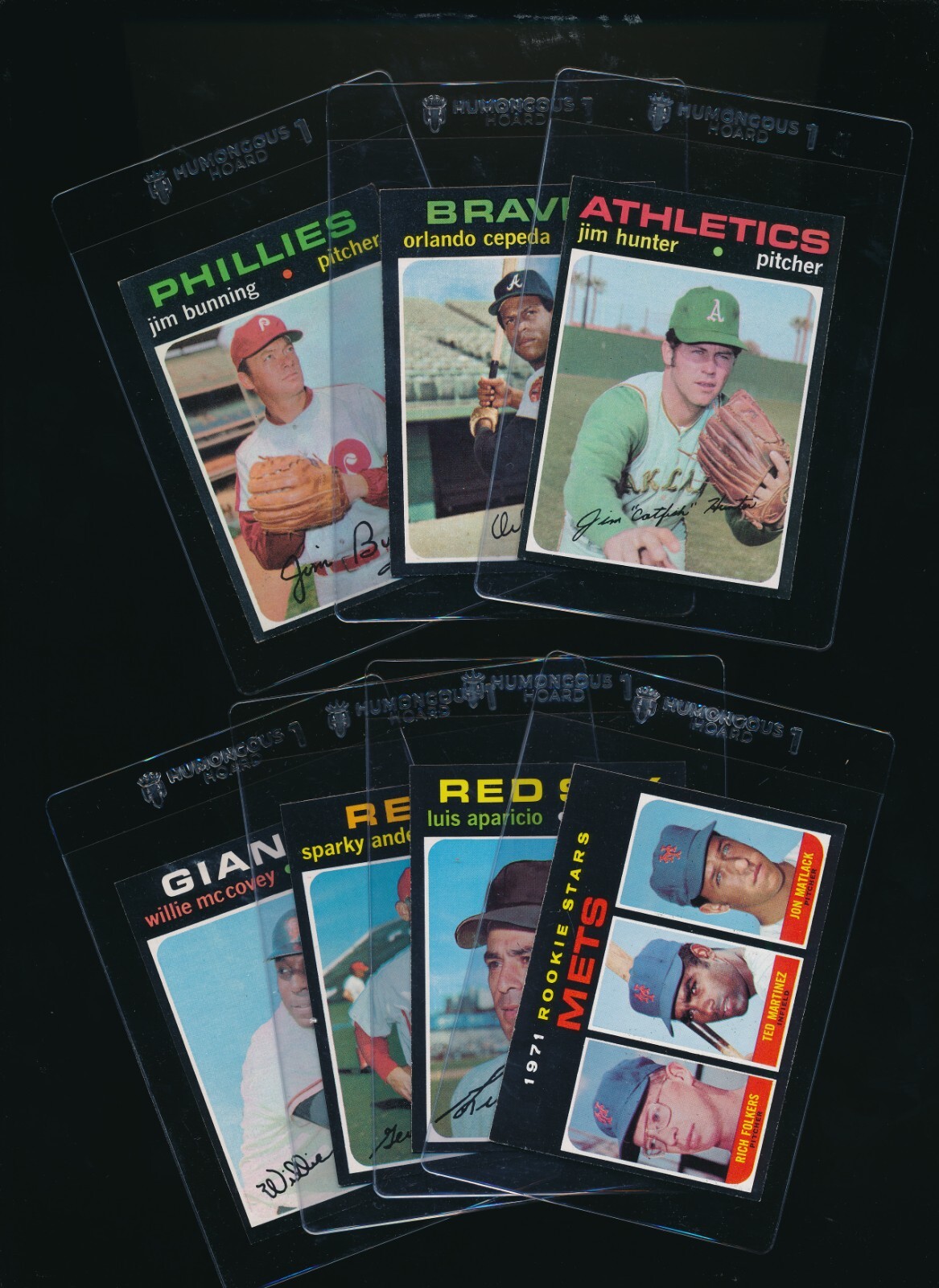 1971 TOPPS COMPLETE SET 752 NM/NM-MT CLEMENTE MUNSON RYAN AARON PSA 7 ...