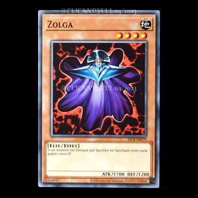 carte YU-GI-OH DCR-FR079 Zolga | eBay