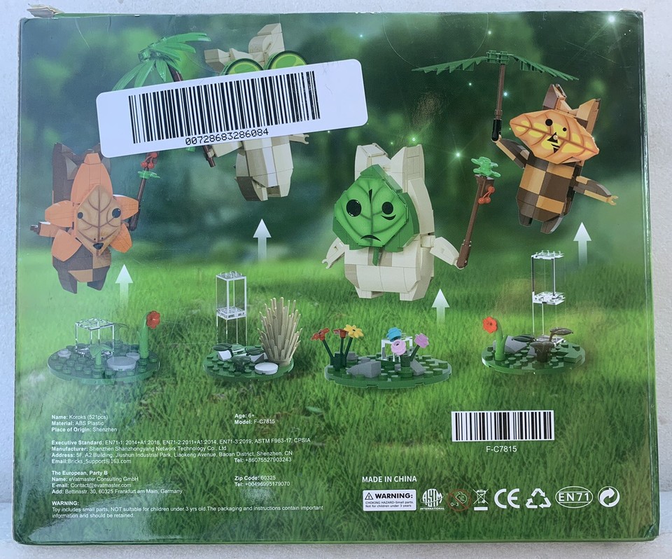 Koroks Figures From Building Boat Blocks - New Sealed | eBay