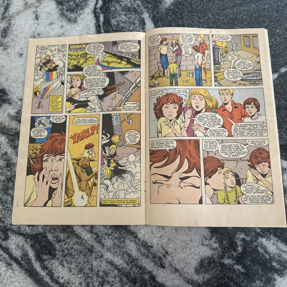 Spider-Man & Power Pack PSA Comic Houston Chronicle 1984 Child Abuse ...