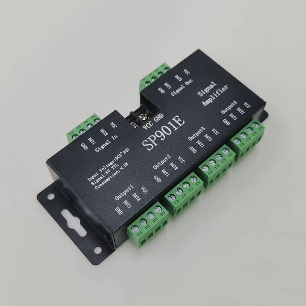Individually Light Strip Repeater SPI Signal Enhanced WS2812B WS2811 ...
