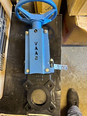 VAAS 65mm Stainless knife gate valve manually actuated - Model 930 ...
