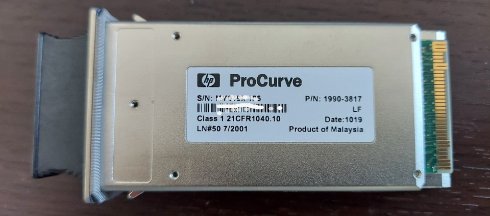 J8436A HP ProCurve 10-GbE X2-SC SR Optic transceiver 1990-3817, Qty ...