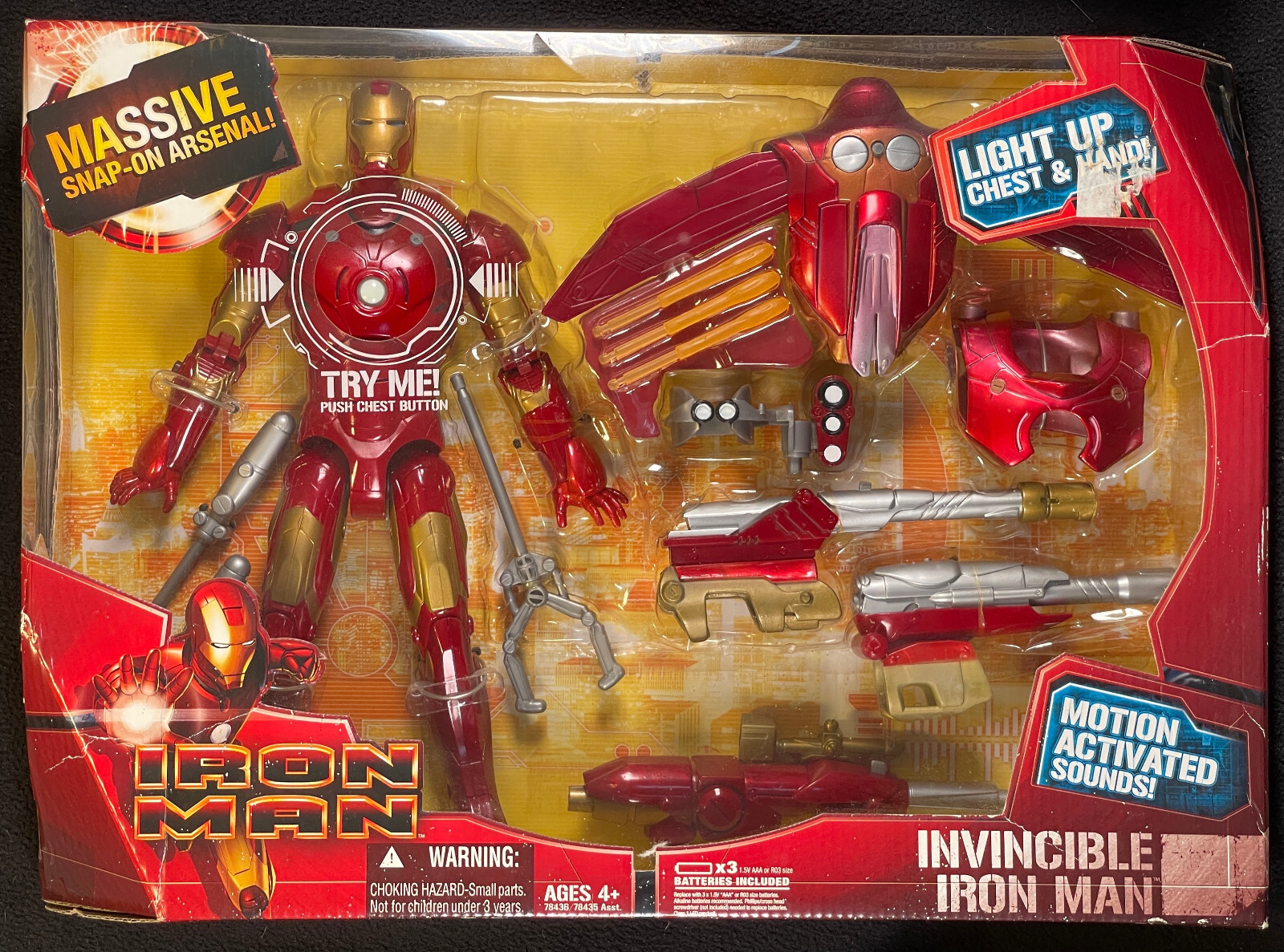 NEW! 2007-2009 Hasbro Invincible Iron Man Collection of 5 (Multiple ...
