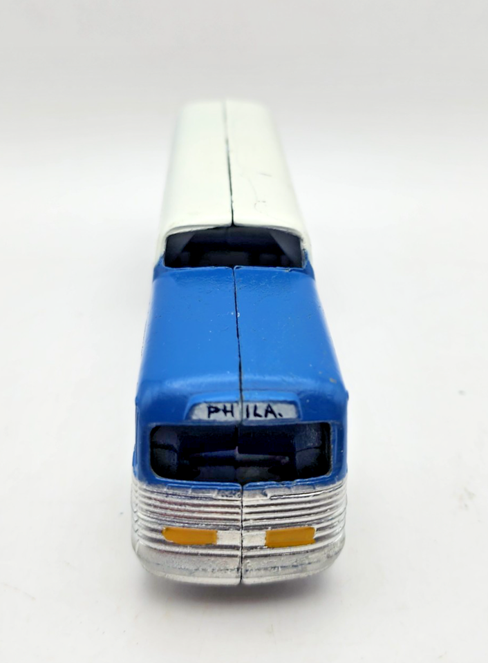 Vintage Tootsie Toy 7" Diecast Greyhound Scenicruiser Bus 1950s 3-tone ...