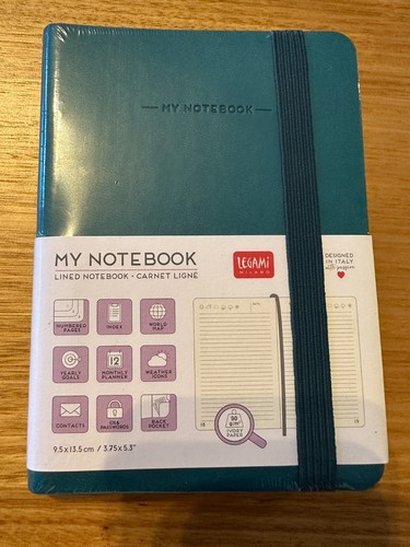 Legami Milano Small My Notebook 9.5 x 13.5cm, 4 Cover Colours, NEW ...