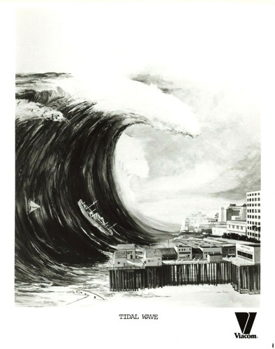 Tidal Wave 1973 Viacom Movie Press Photo 8x10 Submersion of Japan ...