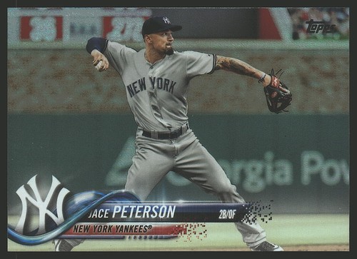2018 Topps #415 Jace Peterson Rainbow Foil | eBay