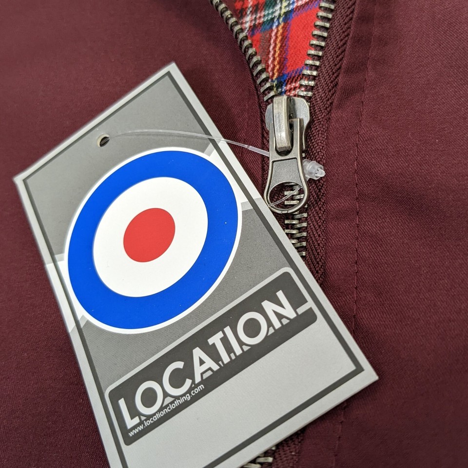 Mens Classic Location Mod Coat Jacket Tartan Lining Soft Lightweight ...