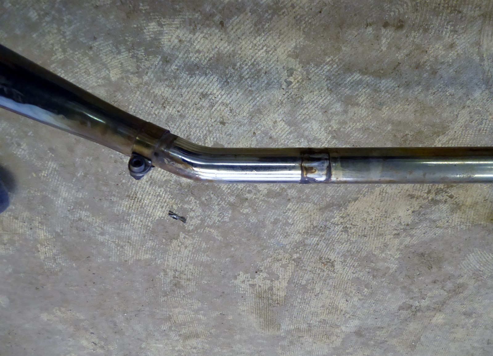 1980 BMW R65 Airhead R75 R100 S348-3. right exhaust header muffler tail ...