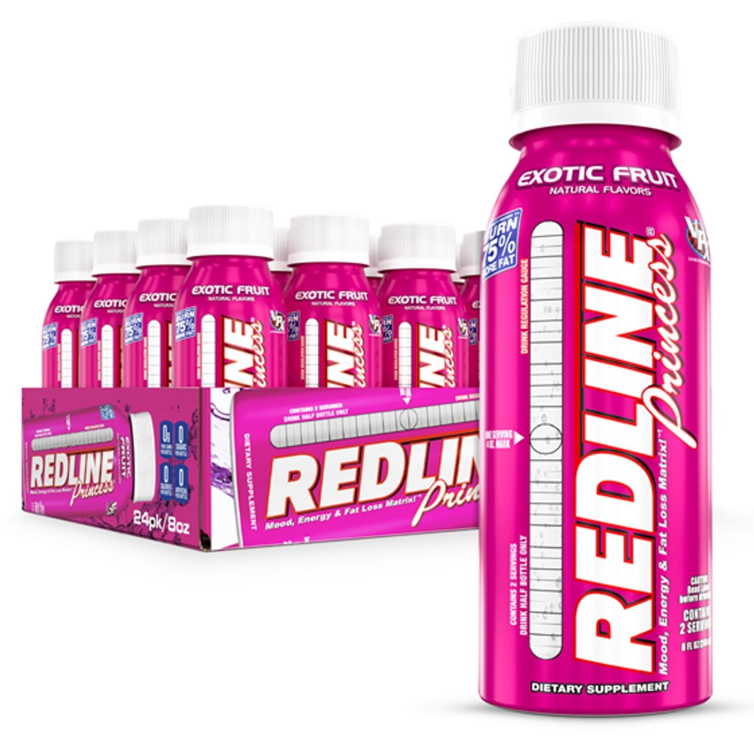 VPX - Redline Xtreme Princess Energy Drink - Sugar Free - Exotic Fruit ...