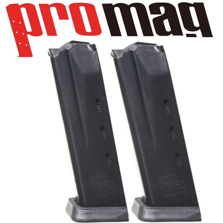 2 - Ruger SR45 .45 ACP 10 Round Magazines Black Oxide Finish 10rd Mag ...