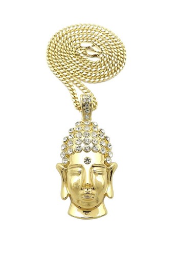 New Buddha Pendant & 24" Box/Cuban/Rope Chain Hip Hop Necklace XSP756 ...