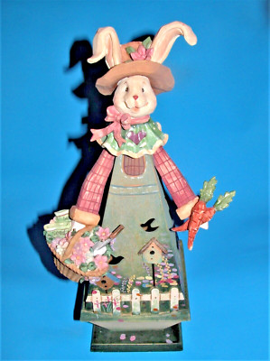 Roman Easter rabbit gardener, New, wildlife, nature #33219, Woodcraft ...