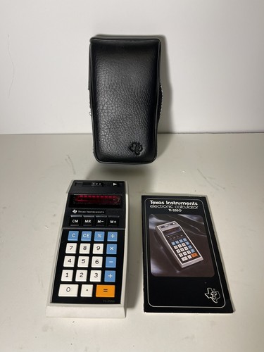 Texas Instruments TI-2550 Memory Calculator With Original Black Zip ...