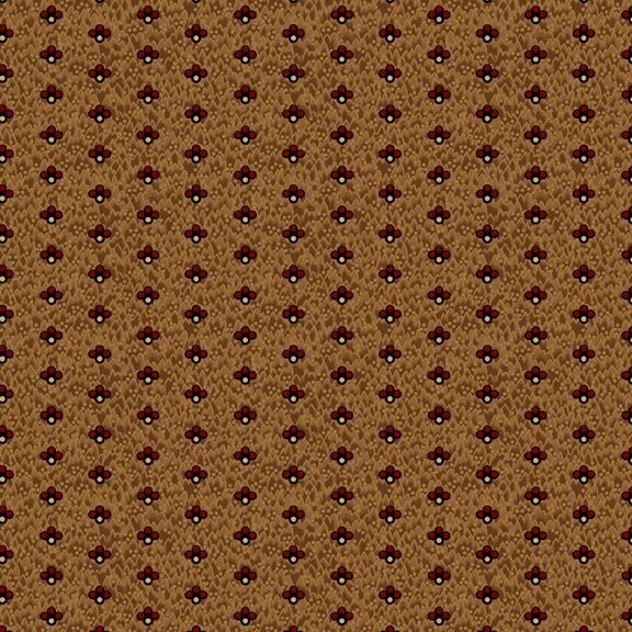 1800's Reproduction Fabric Butternut Peppercorn 2 Pam Buda Rust 170756 ...