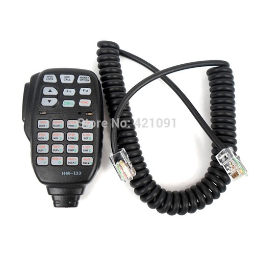 8 Pin RJ-45 Plug DTMF HM-133 Car Radio Handheld Mic Speaker Microphone ...