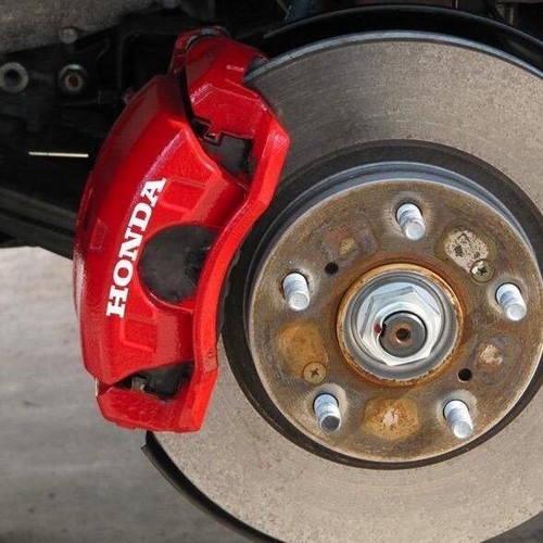 Set of 4x Curved HONDA Brake Caliper Decal Stickers Hi-Temp - 6 Diff ...