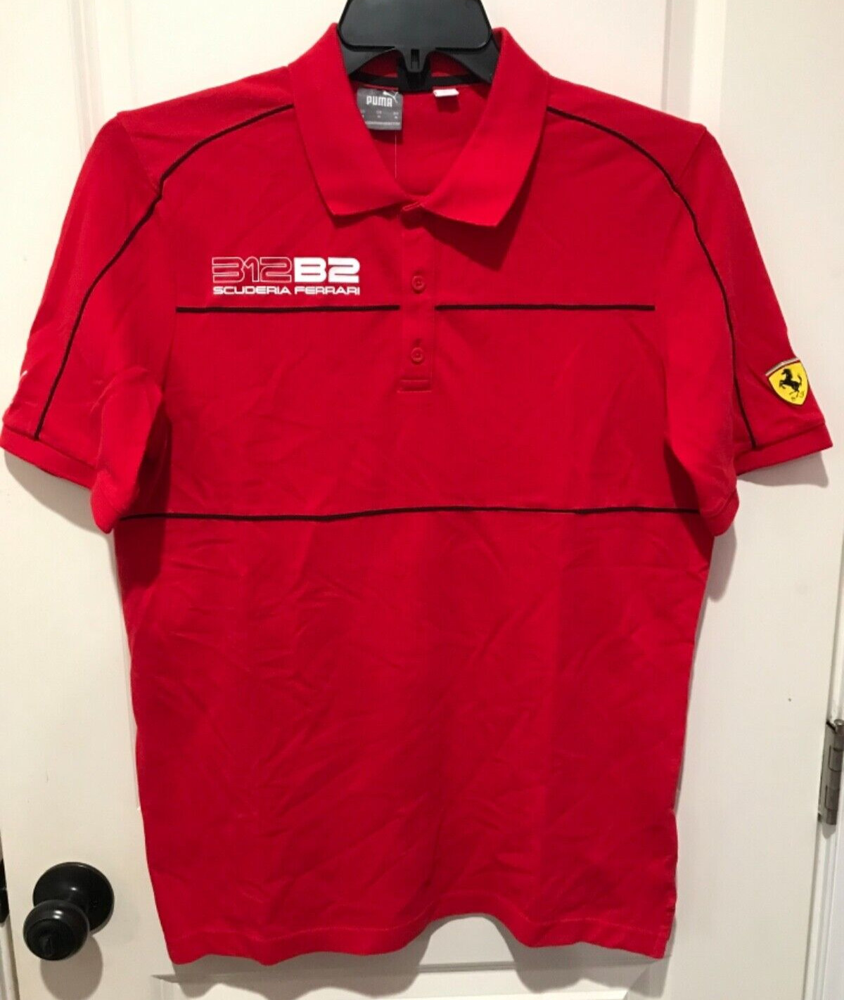 SCUDERIA FERRARI PUMA TEAM RACE POLO RACING RED T SHI… - Gem
