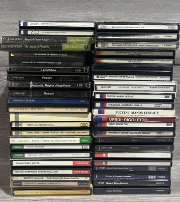 Lot of 40 Classical & Opera Music CDs – Orchestra, Composers Collection ...