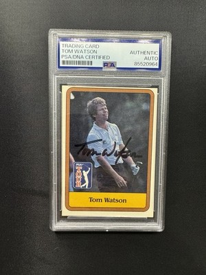 Tom Watson signed autographed 1981 Donruss Rookie Card #1 PSA/DNA | eBay