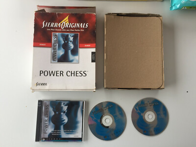 Power Chess SIERRA echecs PC Big box carton FR | eBay