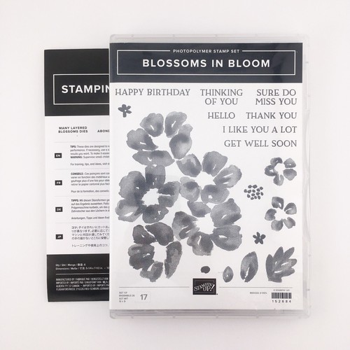 Stampin Up! Blossoms in Bloom Flower Stamp Set + Many Layered Blossoms ...