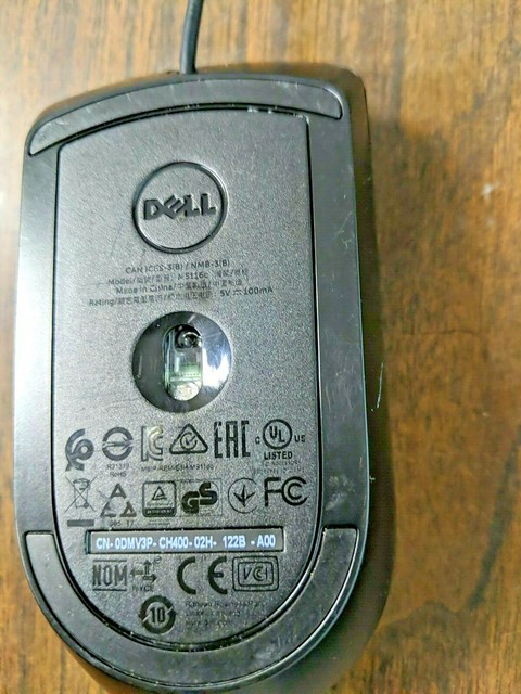 Dell MS116C USB Wired Optical Scroll Wheel Mouse 49pro for sale online ...