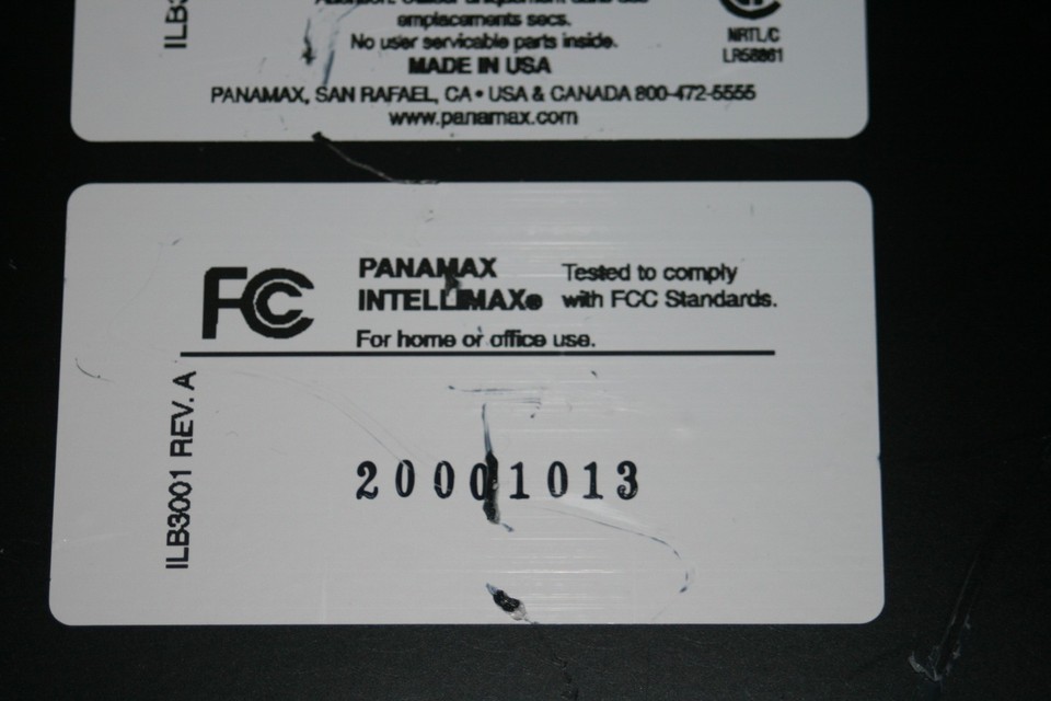 Panamax Intellimax GRM3000 AV Power Controller for Panja Systems | eBay