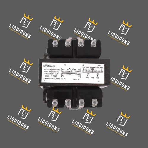 Square D 9070T100D1 Industrial Control Transformer 120V 1P 100VA 240 ...