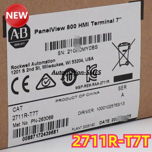 Allen Bradley 2711R-T7T PANELVIEW 800 7-INCH HMI TERMINAL 2711RT7T | eBay