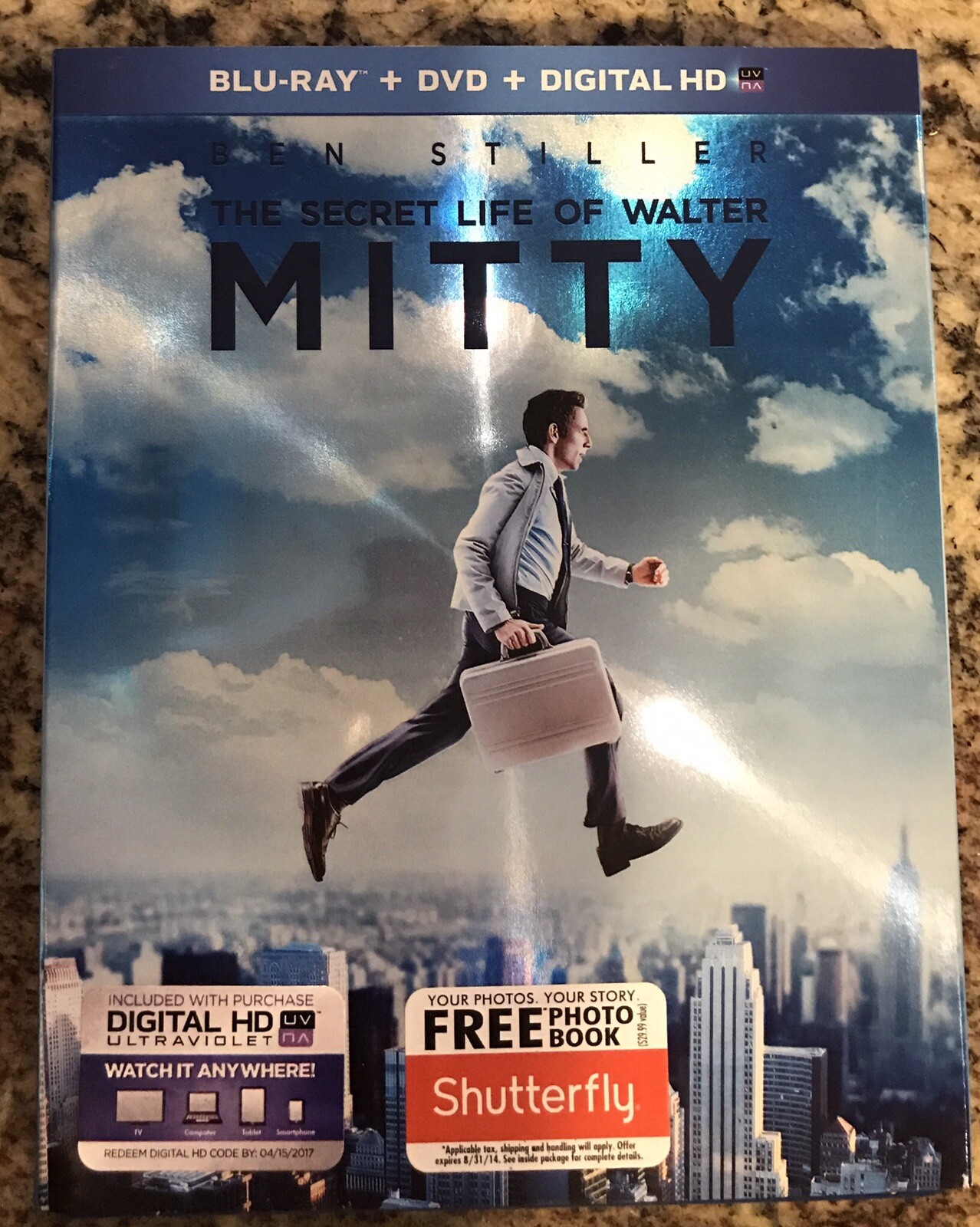 The Secret Life Of Walter Mitty Blu Ray