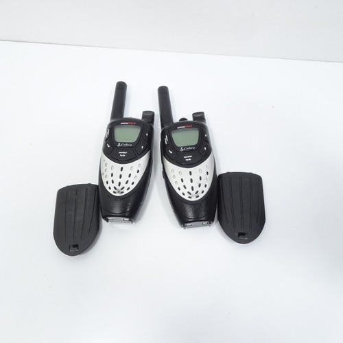 Pair Cobra Two Way FRS Radio PR4500 MicroTalk 22 Channels Walkie ...