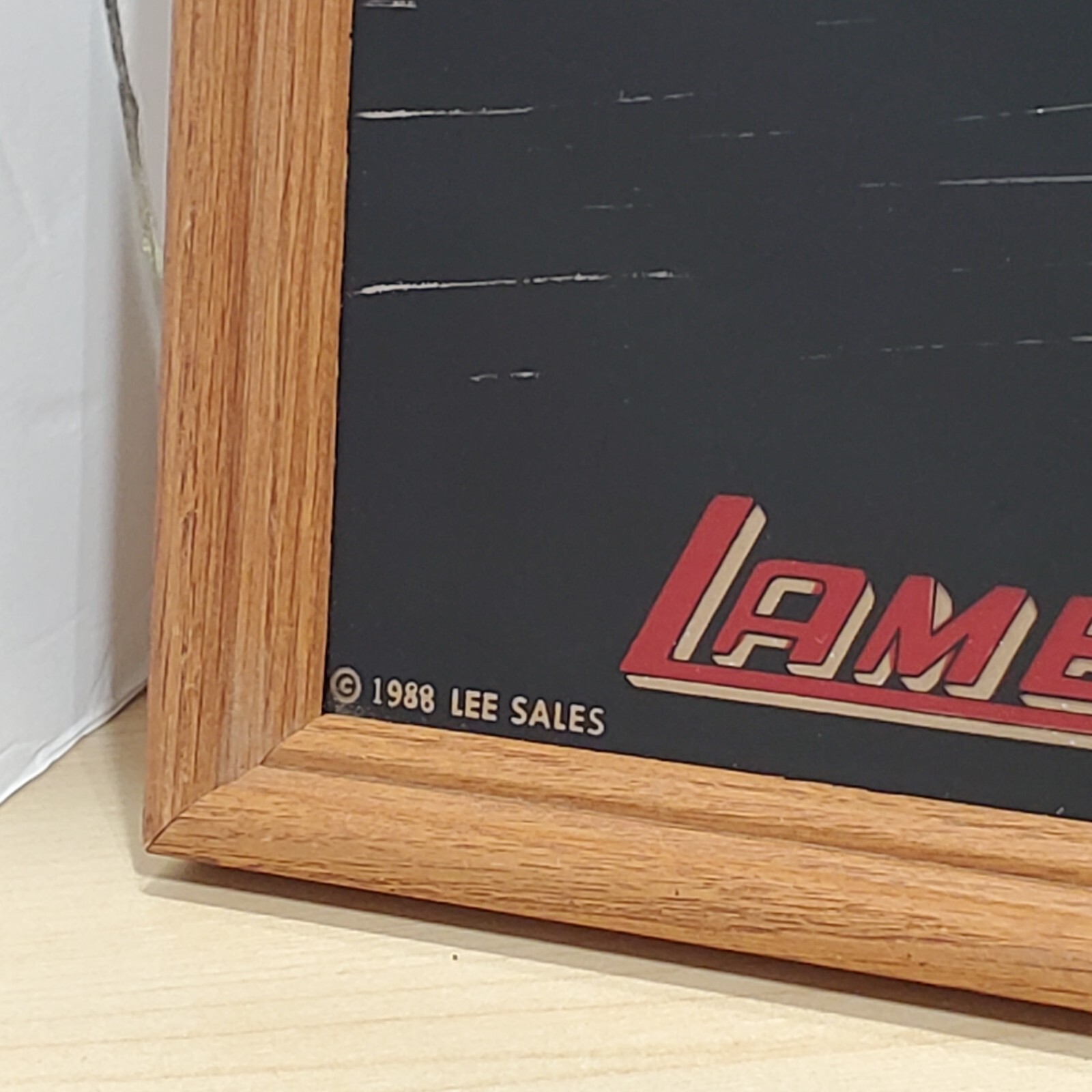 Vintage Lamborghini Lee Sales 1988 Fair 1980’s Carnival art 8.5” x 11 ...