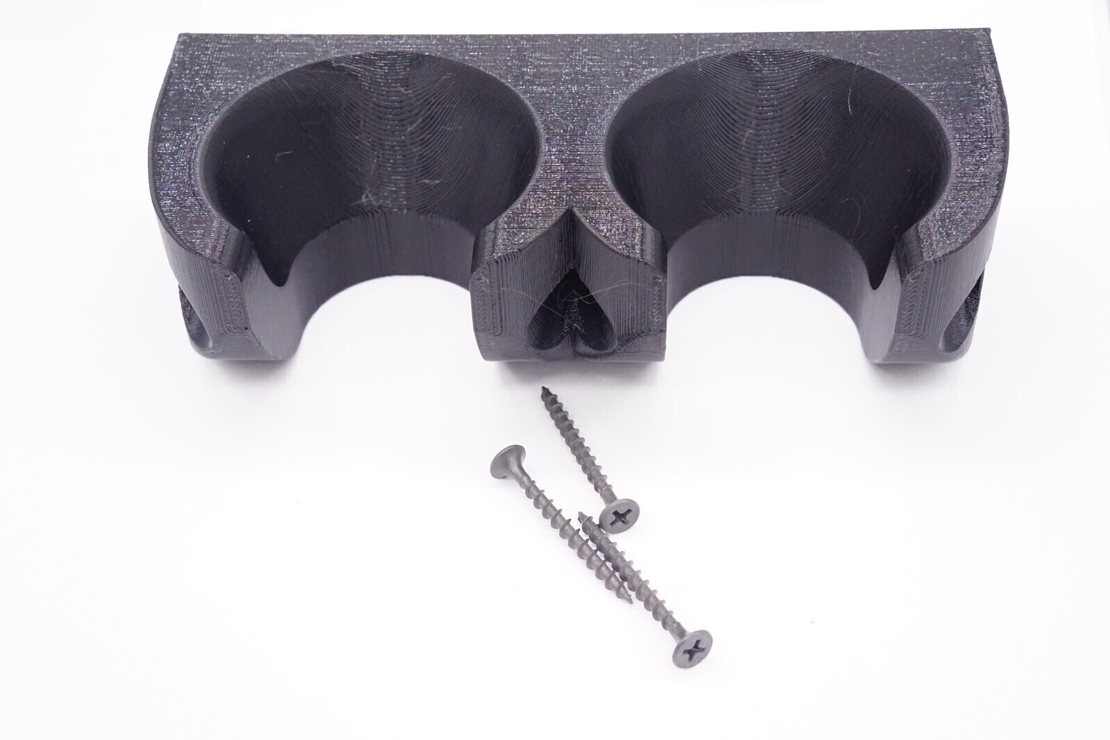 Wall Mounted Holder for Two MagLite D Cell Flashlights *BLACK* | eBay