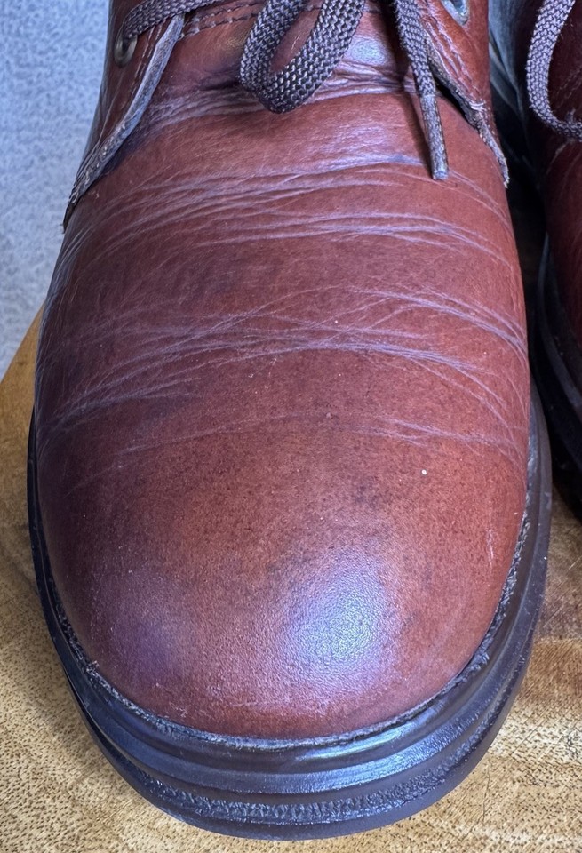 HS Trask Mens Chukka boots 9 M Men’s Shoes Reddish Brown Bison Leather ...