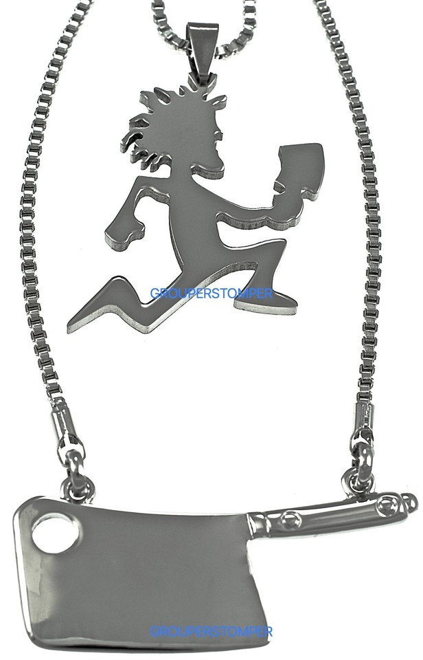 Juggalo Pendant Necklace Set New 24" And 30" Box Link Style Chains ...