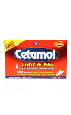 1 CETAMOL COLD & FLU NIGHT TIME (20PK) | eBay