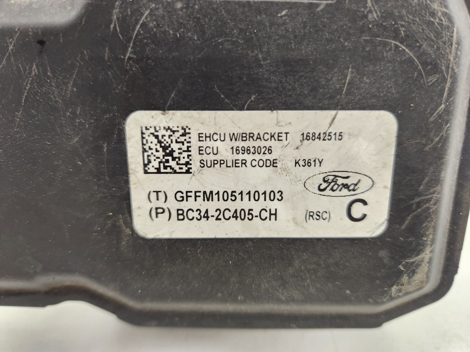 Anti-Lock Brake MODULE ABS 11-12 FORD SUPER DUTY BC342C405CH BC34-2C405 ...