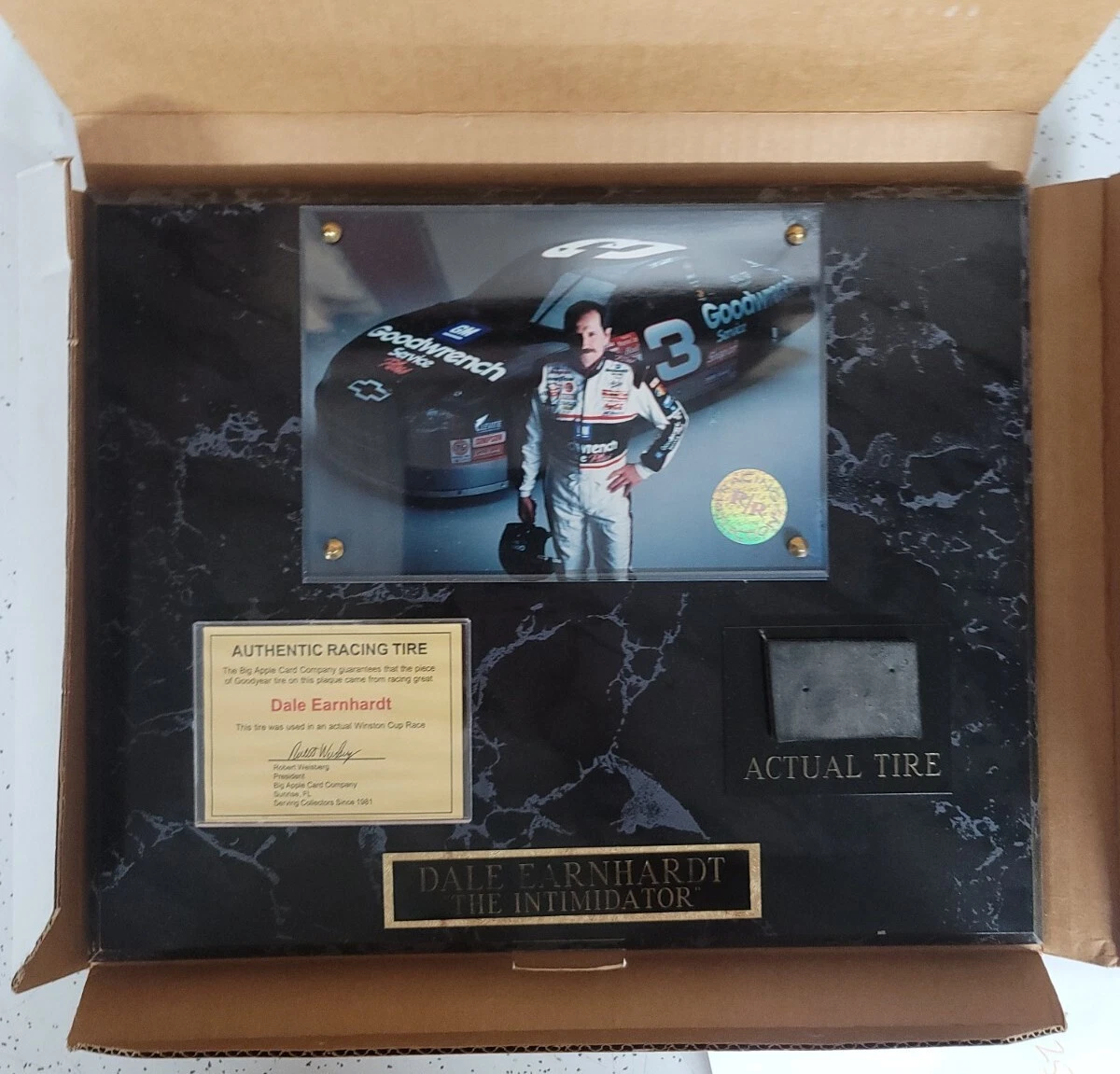 Dale Earnhardt The Intimidator Plaque