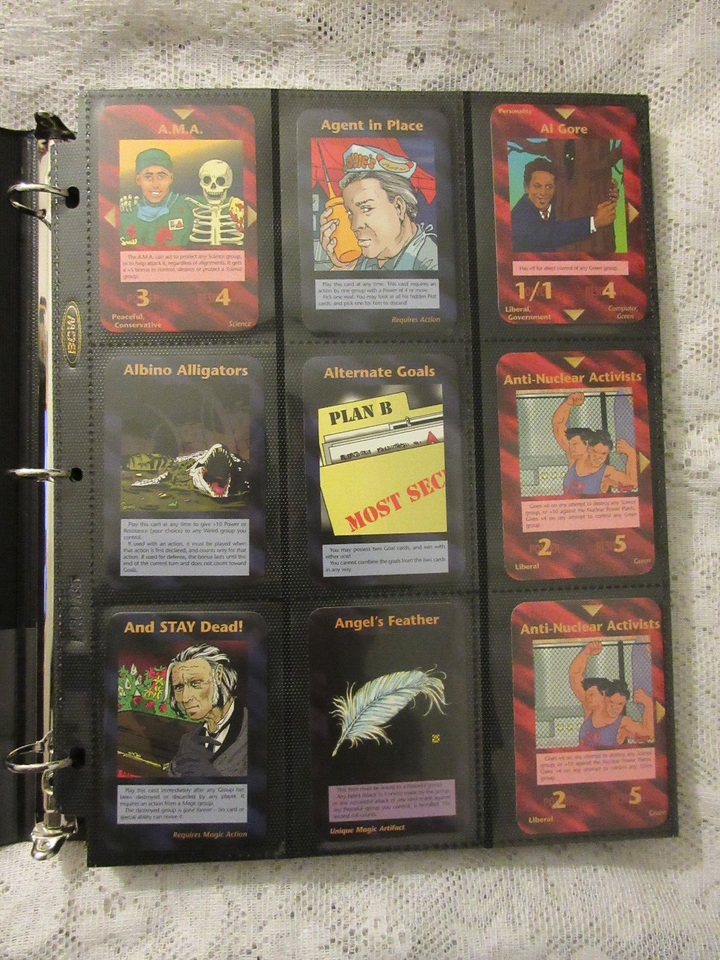 ALL 200 LIMITED 1st Ed Common Set ILLUMINATI INWO New World Order Card ...