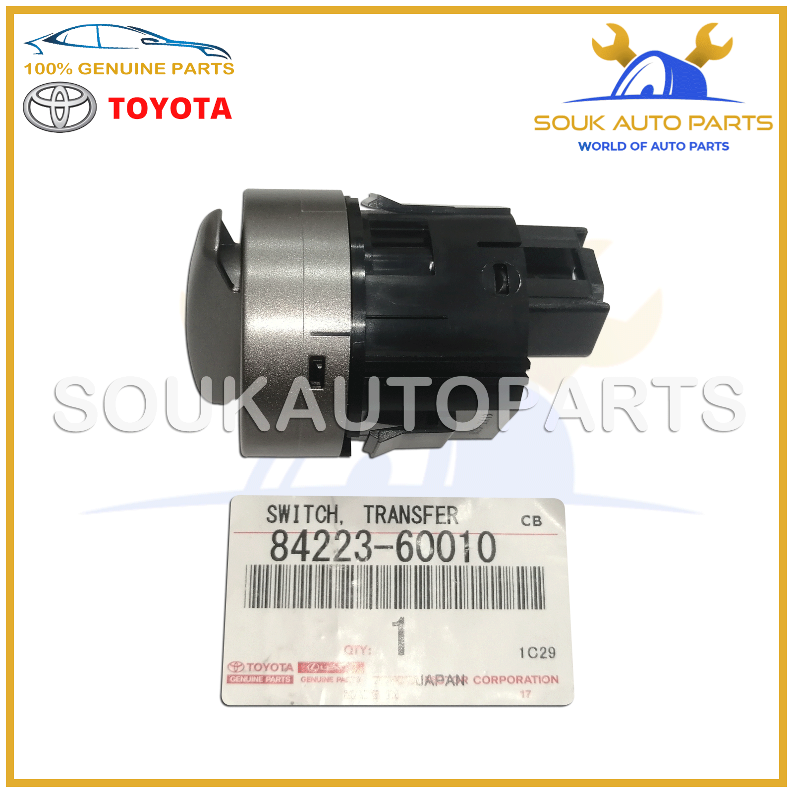 84223-60010 Genuine Toyota SWITCH, TRANSFER POSITION 8422360010 Land ...