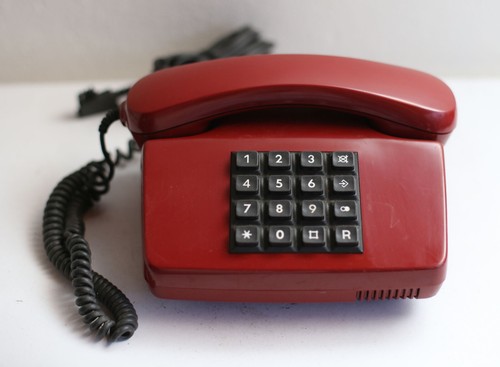 Deutsche Post Tel 01 LX Tastentelefon / Telefon in rot - Rarität | eBay