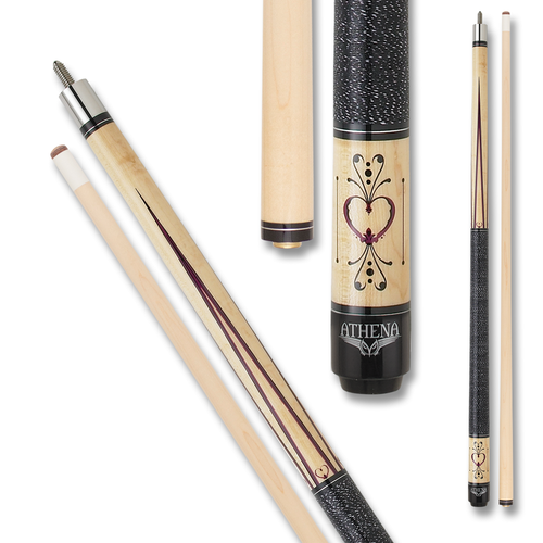 Athena ATH13 Heart Pin Stripe Pool Cue Billiard Stick Billiards Cues | eBay