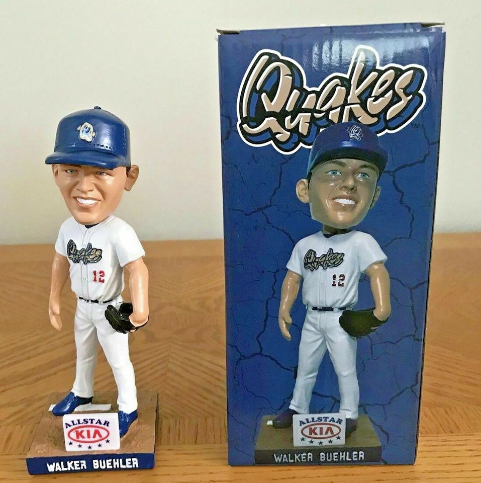 Walker Buehler 2018 Rookie 2019 Ferrari Rancho Quakes Bobblehead Set ...